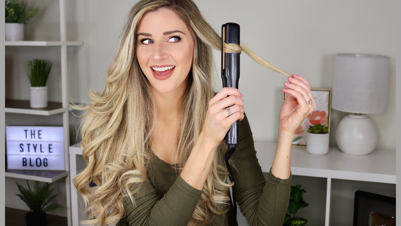How To Curl Your Hair With A Straightener - hairanbeauty.com